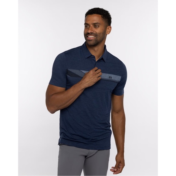 Travis Mathew | Shirts | Travis Mathew Mens Grand Prize Polo Heather ...